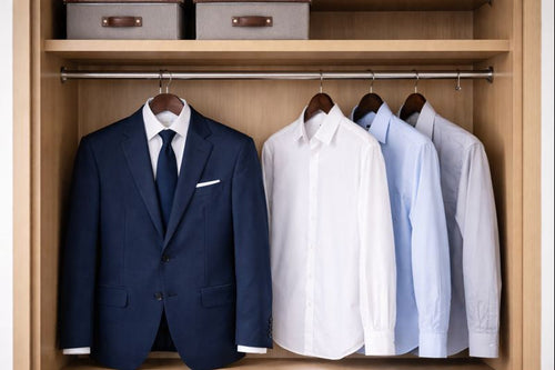 The Business Suit Capsule Wardrobe: 1 Suit + 3 Shirts = 7 Office-Ready